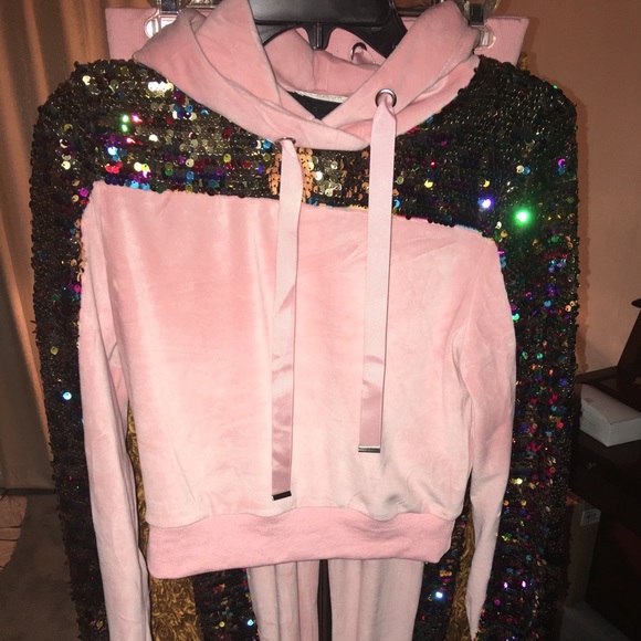 Pants & Jumpsuits | Sequin Jogger Set | Poshmark